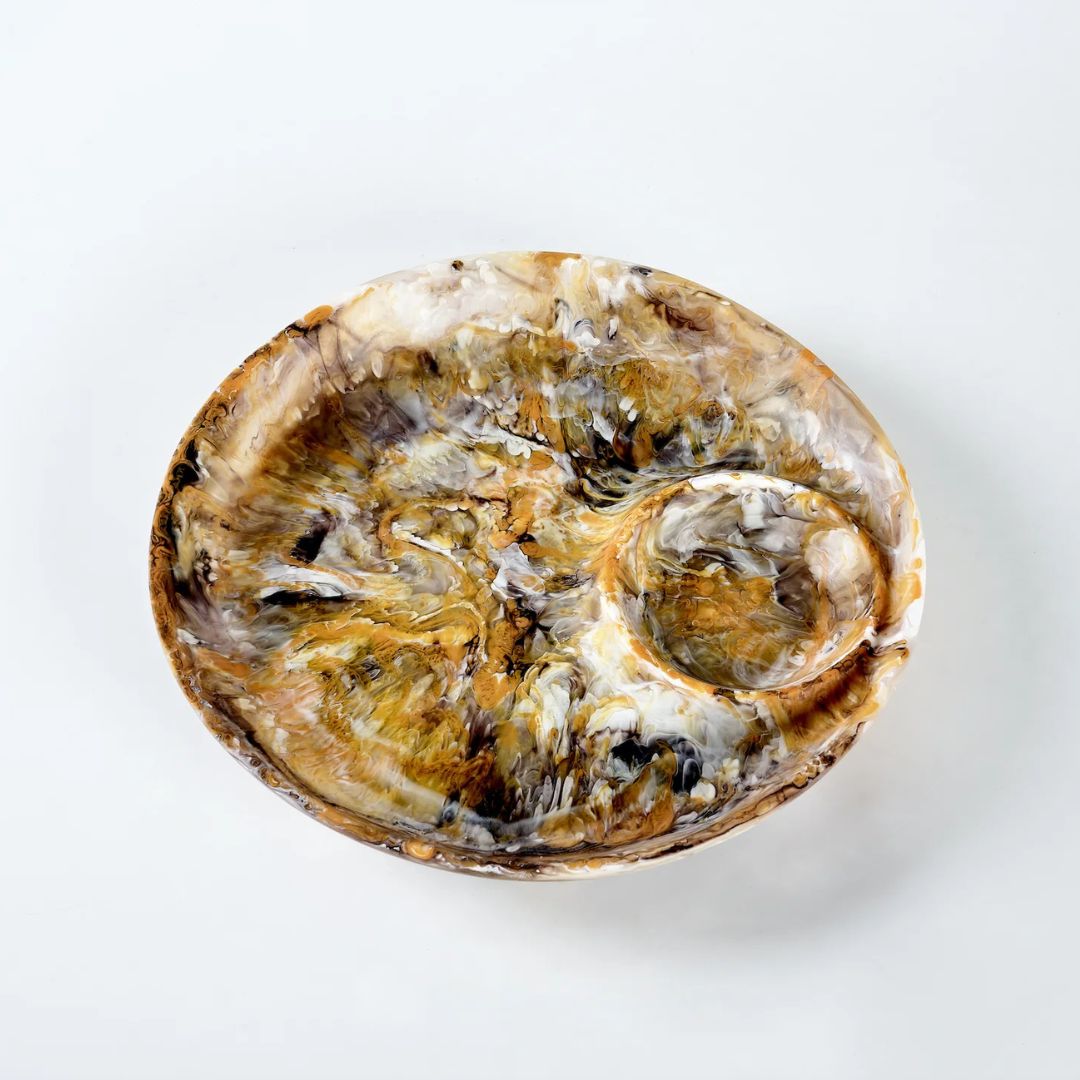 Chips & Dips Platter | Mocha Swirl | RSTC – Rose St Trading Co
