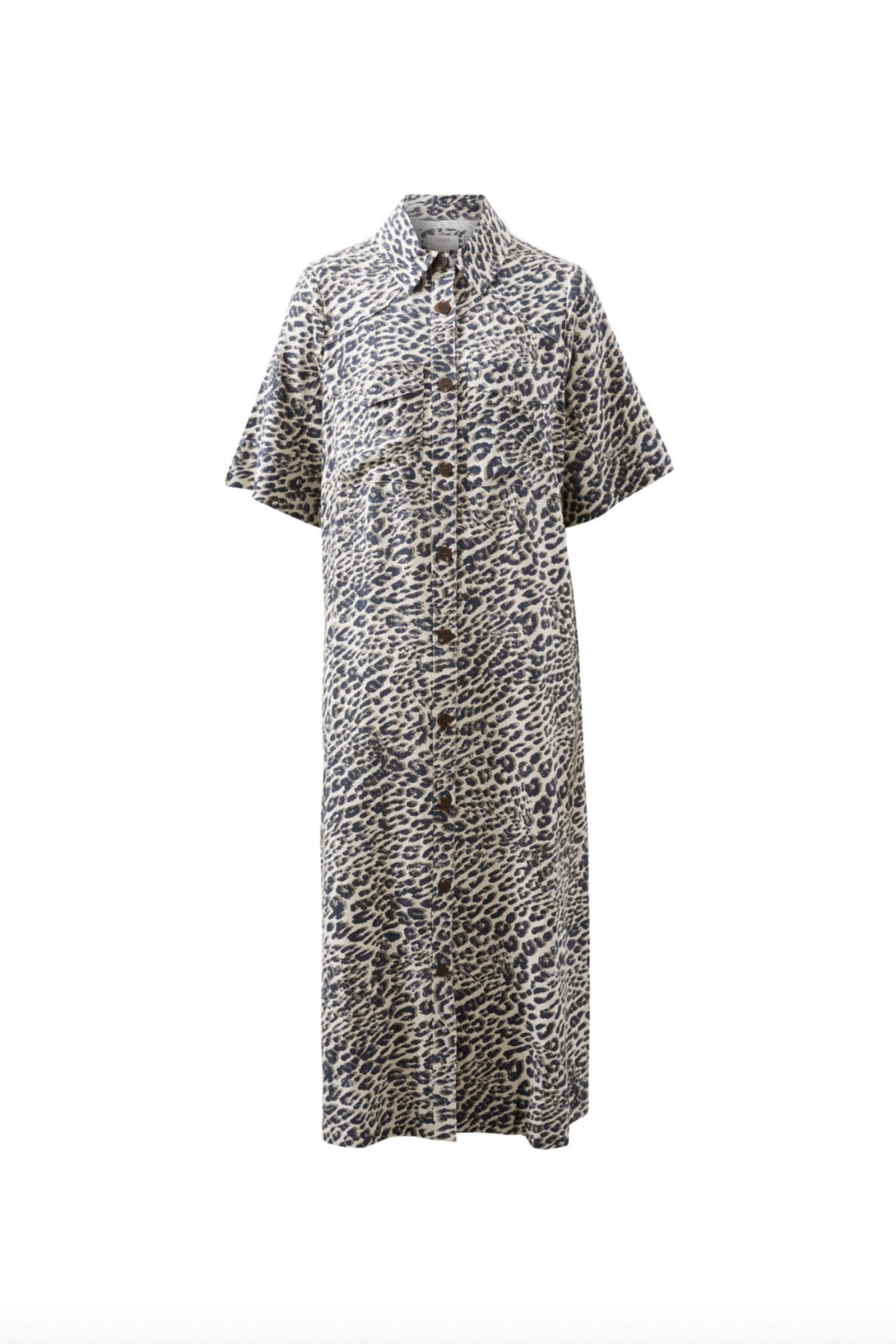 Ava Short Sleeve Mini Dress | Leopard | Ceres Life – Rose St Trading Co