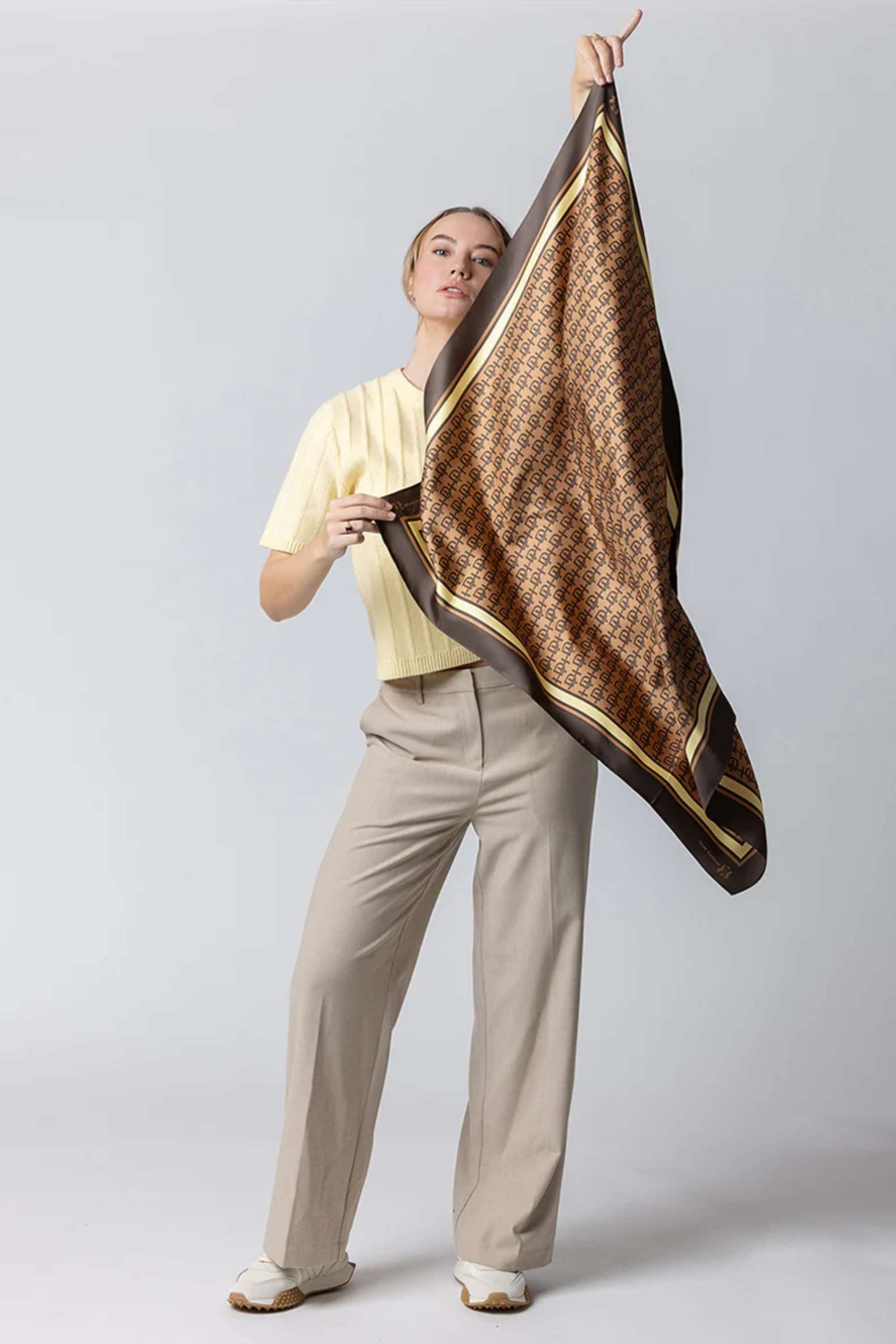 The Harvey Silk Scarf | Dark Hampton – Rose St Trading Co