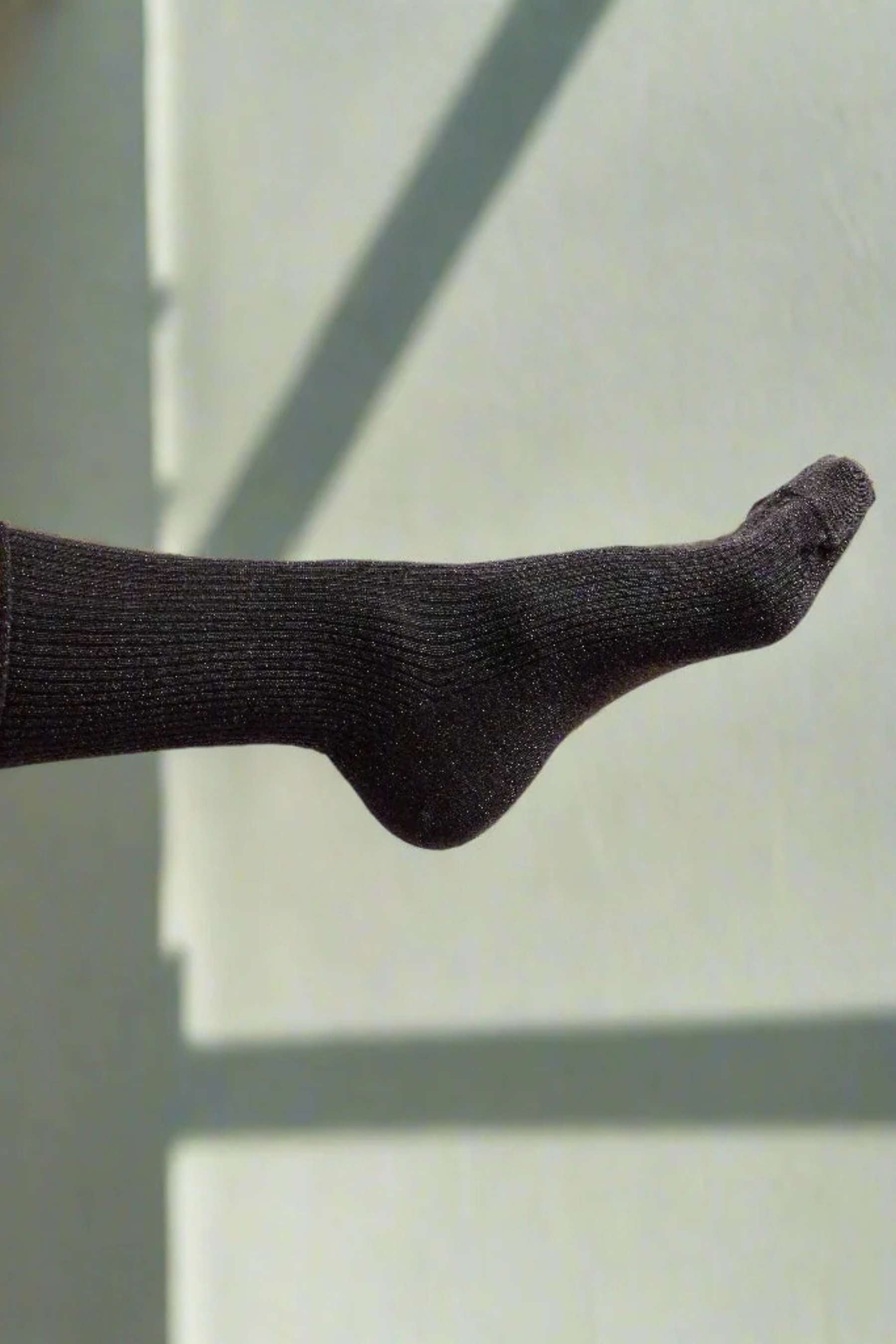 Glitter Lurex Socks | Lurex Chocolate | Klue – Rose St Trading Co