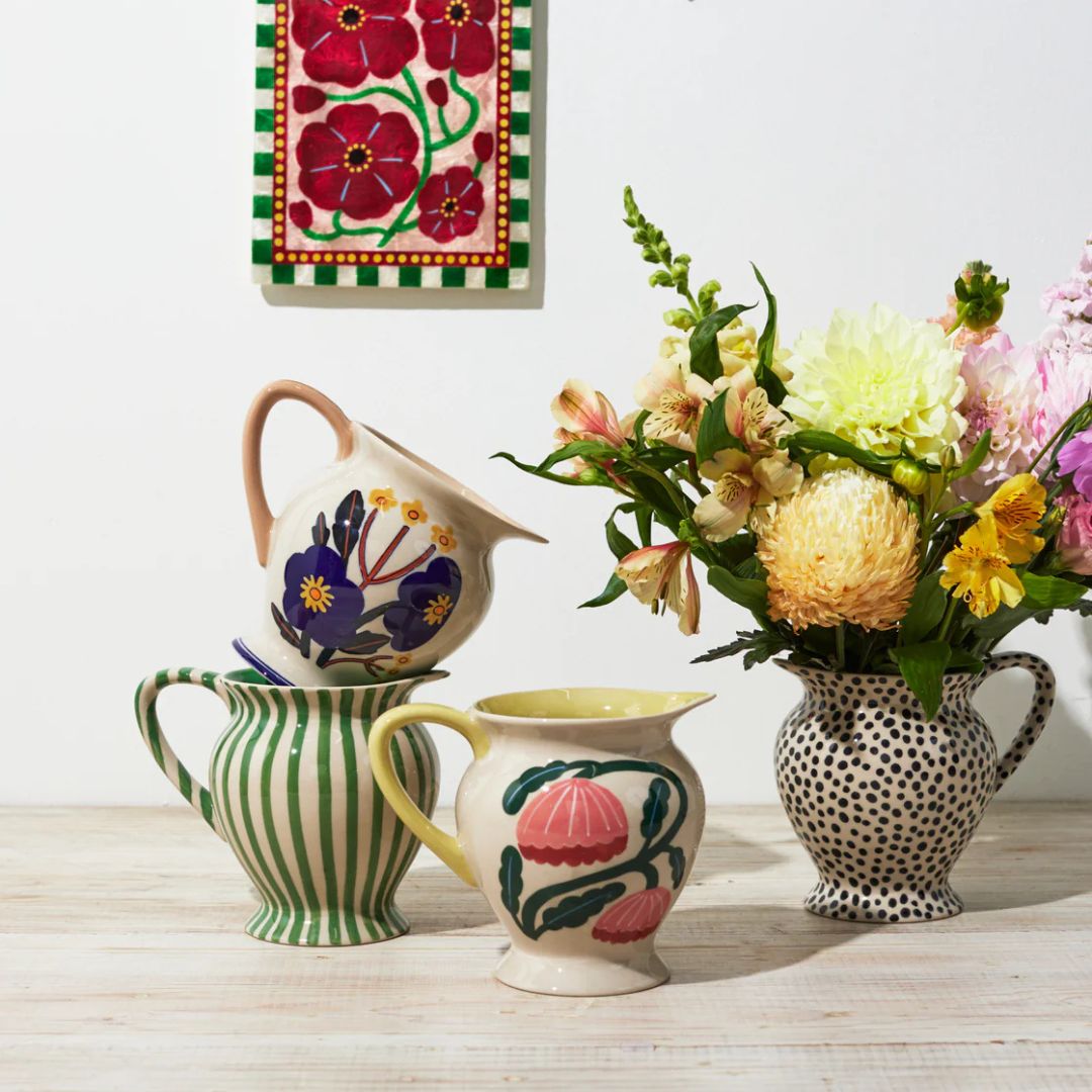 Pitcher Green Stripe | Jones & Co – Rose St Trading Co