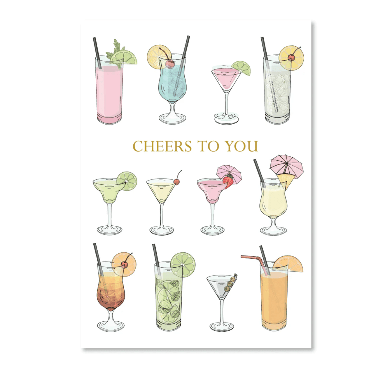 Anniversary Hearts Card | Elm Paper – Rose St Trading Co