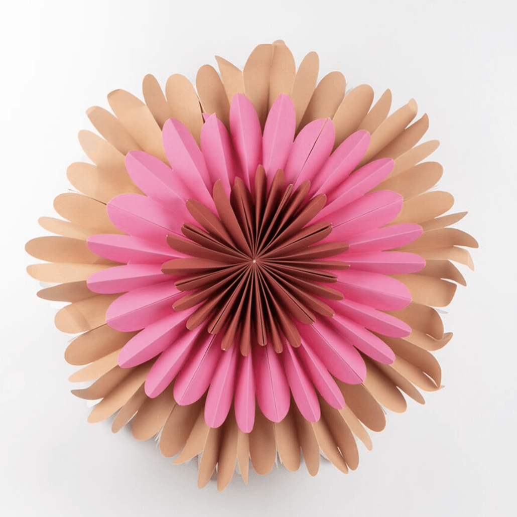 Hanging Paper Dahlia | Papaya – Rose St Trading Co