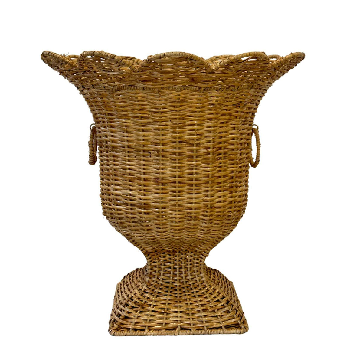 Large Rattan Scallop Urn – Rose St Trading Co