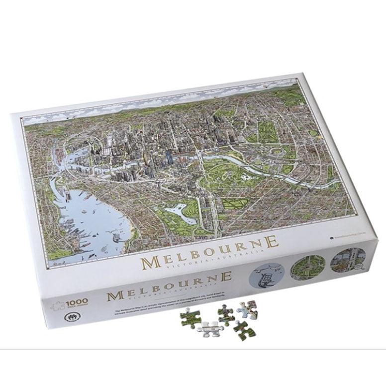 Melbourne Map Puzzle – Rose St Trading Co